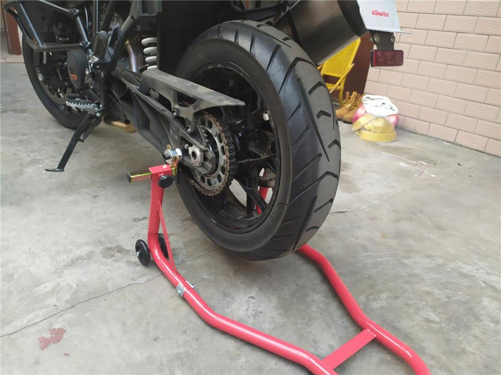 Motorcycle Bike Stand Front & Rear Wheel Suppo... – Grandado