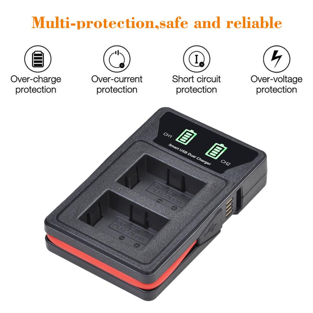 DMW-BMB9 DMW-BMB9E Dmw BMB9 Batterij + Led Dual Ch... – Grandado