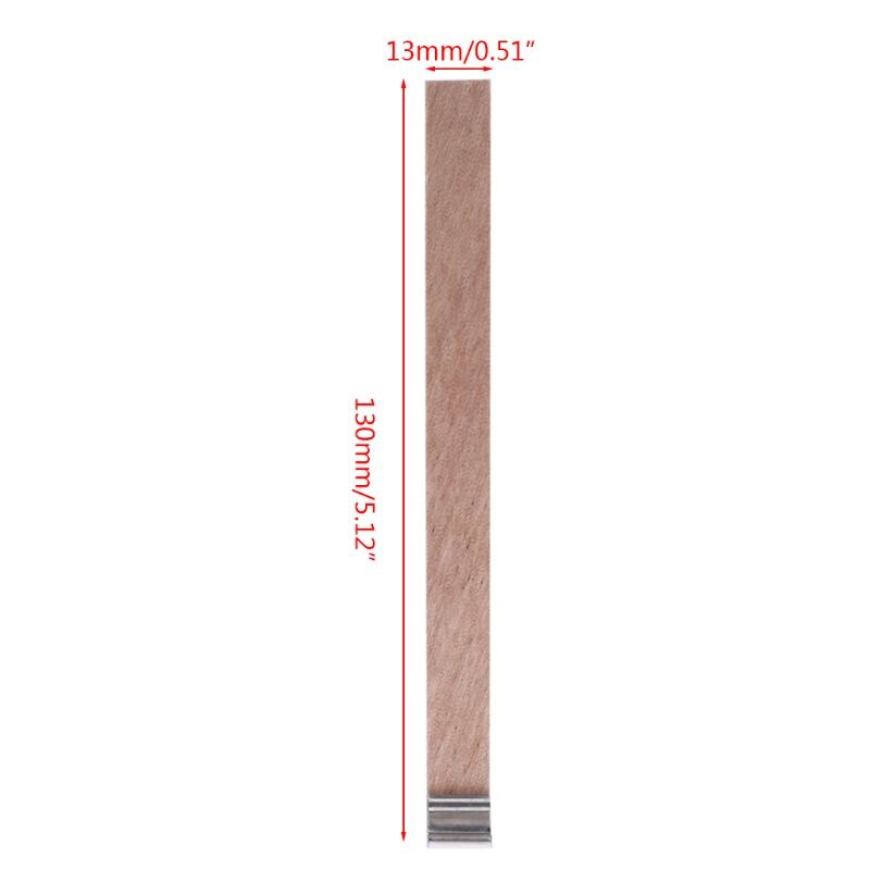 Mecha de madera para hacer velas, 50 Uds., 13mm – Grandado