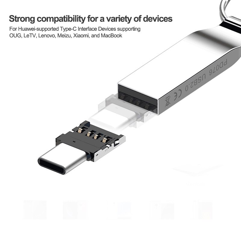 5 stk ultra mini type-c usb-c til usb 2.0 otg adap... – Grandado