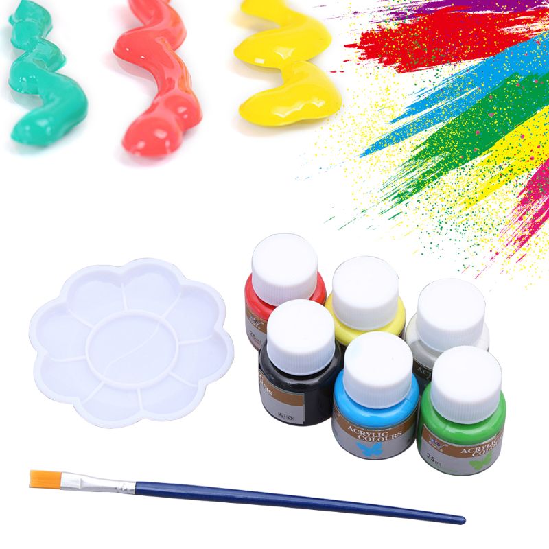 6 x 25ml Heavy Body Colors Rich Pigments Acrylic P... – Vicedeal