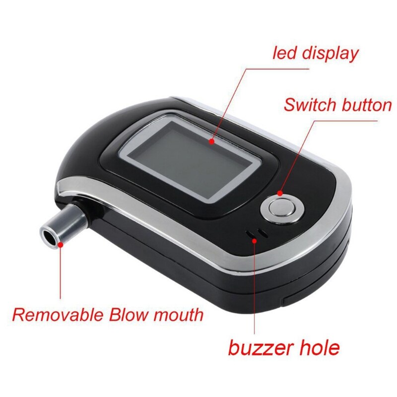 Draagbare Professionele Adem Alcohol Meter Politie... – Grandado