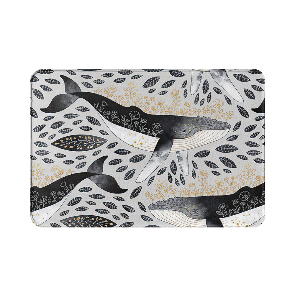 Ocean The whale Door Mat Carpet PVC Anti-slip Mat ... – Grandado