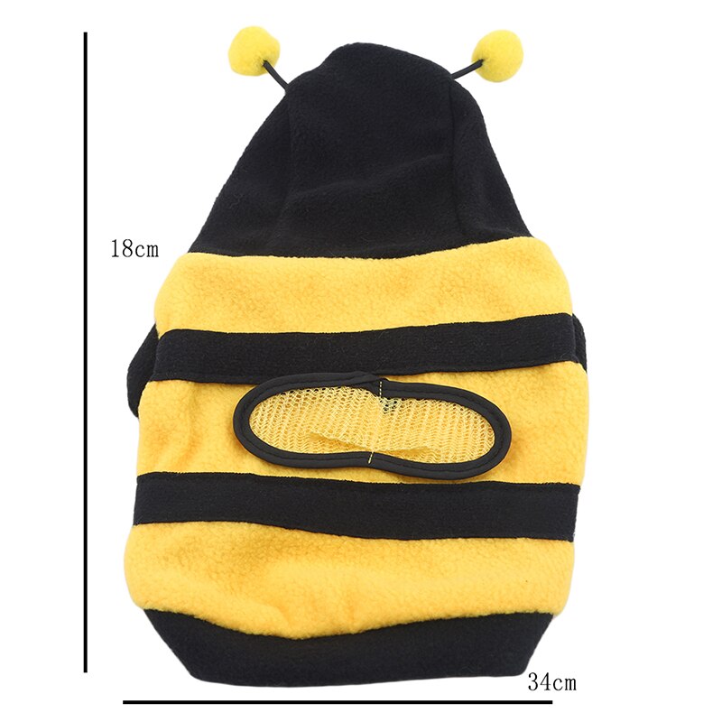 Bee Pet Puppy Coat Kleding Outfit Fleece Kleding H... – Grandado