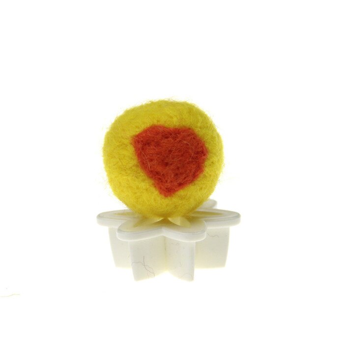 30pcs 30mm Needle Wool Felt Balls Foam Filled Hear... – Grandado