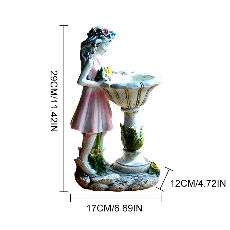 Resin Angel Figure Sculpture Ornaments Home Outdoo... – Grandado