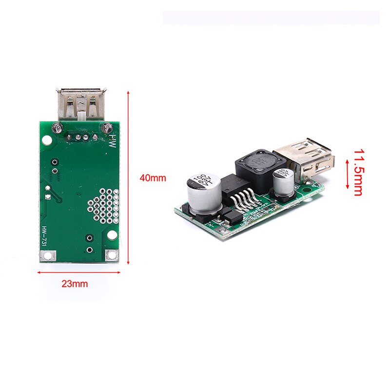LM2596HV Schritt Nieder Bock Konverter Modul12V/48V Zu 5V 3A USB ...