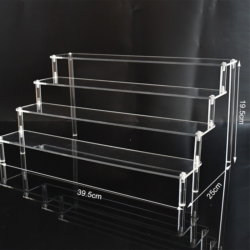 1-5 Tiers Acrylic Display Stand Jewelry Rack Shelf... – Grandado