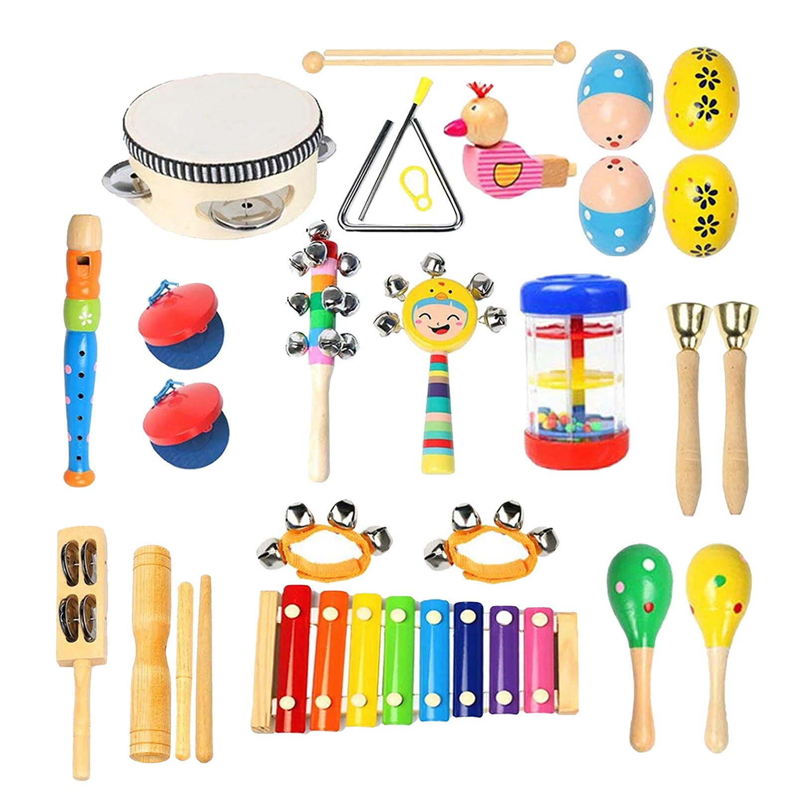 Musical Percussion Instrument Set, 22 Pcs Toddler ... – Grandado
