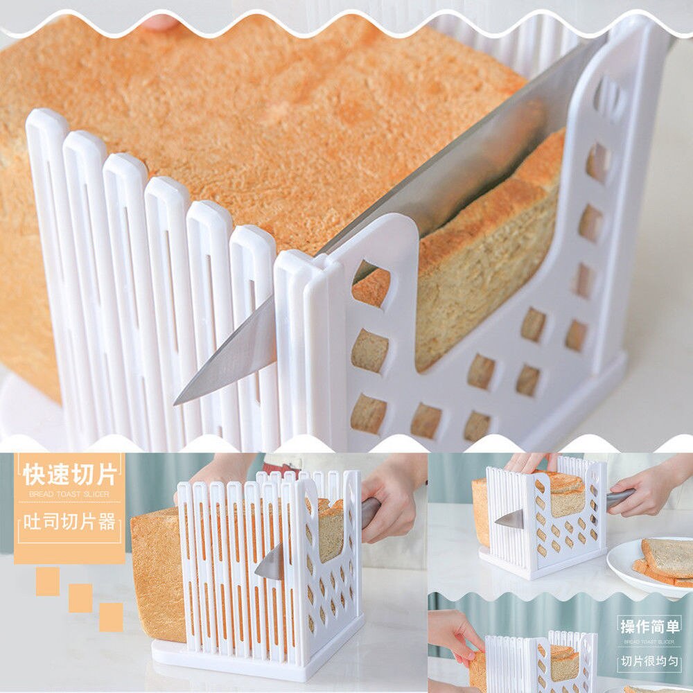 Plastic Adjustable Bread Slicer Toast Loaf Sandwic... – Vicedeal