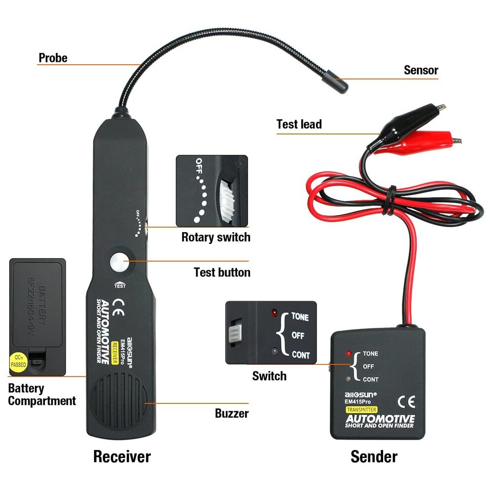 Automotive Electric Circuit Tester Open Short Circ... – Grandado