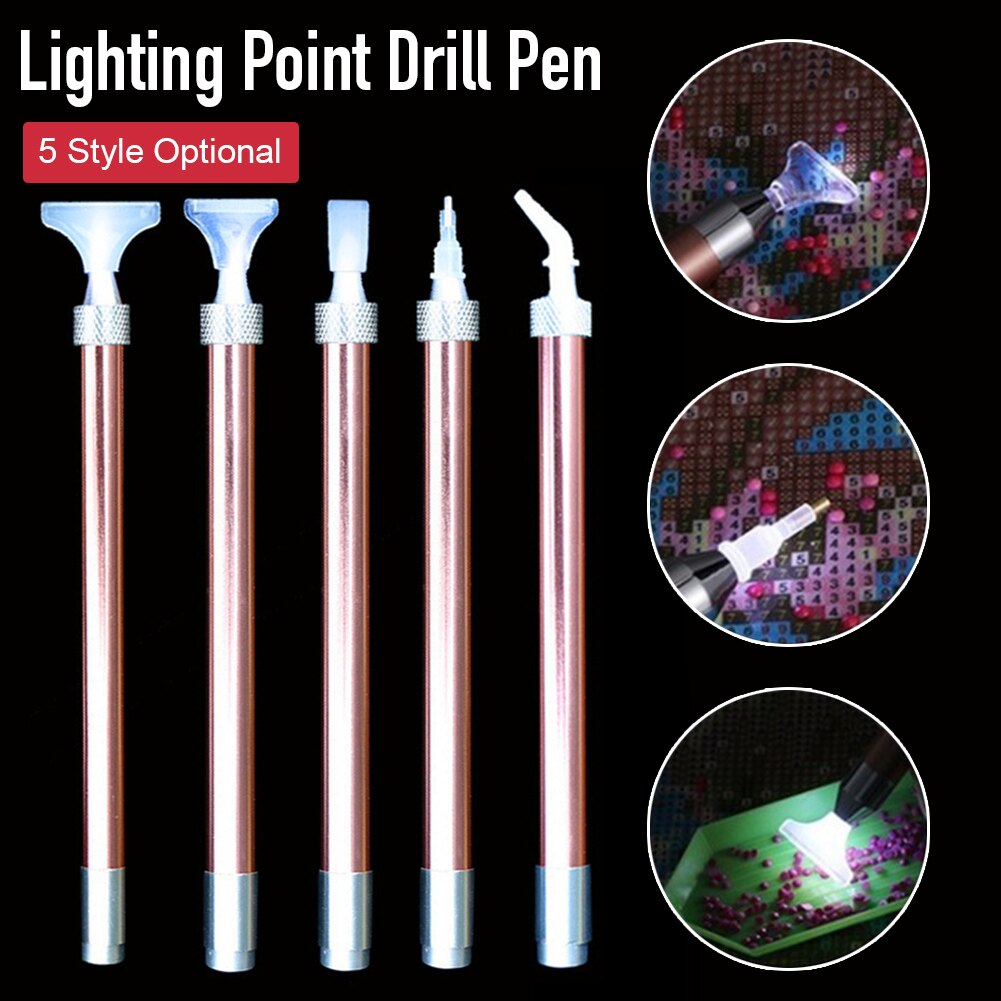 Punktierung Stift mit Taschenlampe Batterie Betrie... – Vicedeal