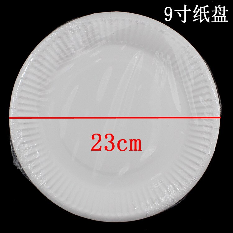 9-inch White Paper Pallet Plate Biodegradable Pape... – Grandado