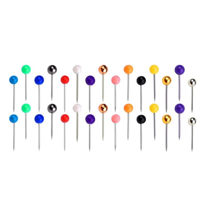 900Pc Thumb Map Tacks Push Pins Plastic Round Head... – Grandado
