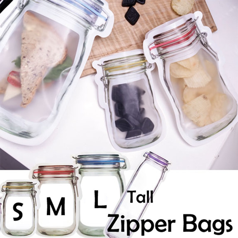 Kitchen Reusable Zipper Food Storage Bags Grocery ... – Vicedeal