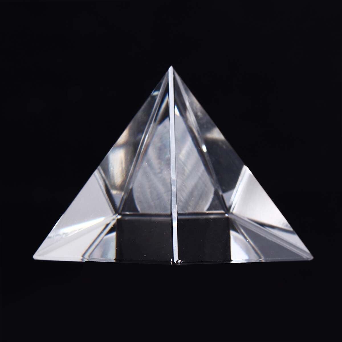 100mm Clear Optical Glass Prisms Pyramid Crystal H... – Vicedeal