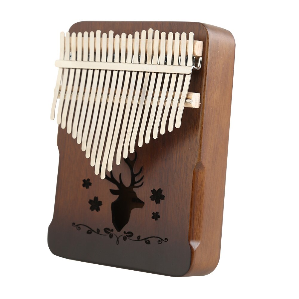 21 Keys Maple Kalimba Thumb Piano with Tuning Hamm... – Grandado