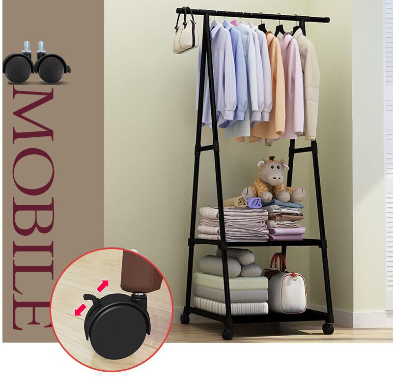 Multi-function Triangle Coat Rack Removable Bedroo... – Grandado