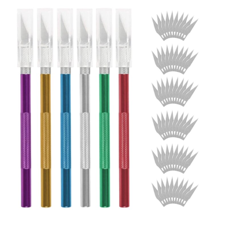 Art Carving Knife 6 Pcs Exacto Knife Upgrade Preci... – Grandado