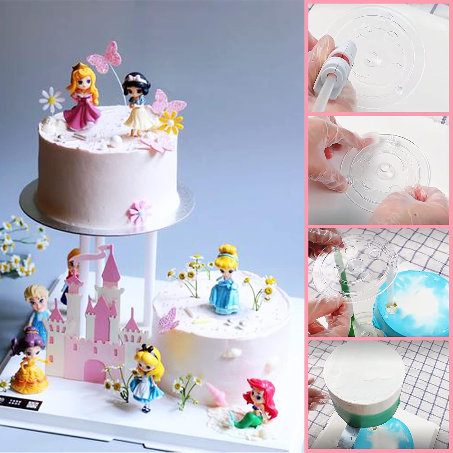 Round Cake Pan Stand DIY Craft Baking Tools Multi-... – Grandado