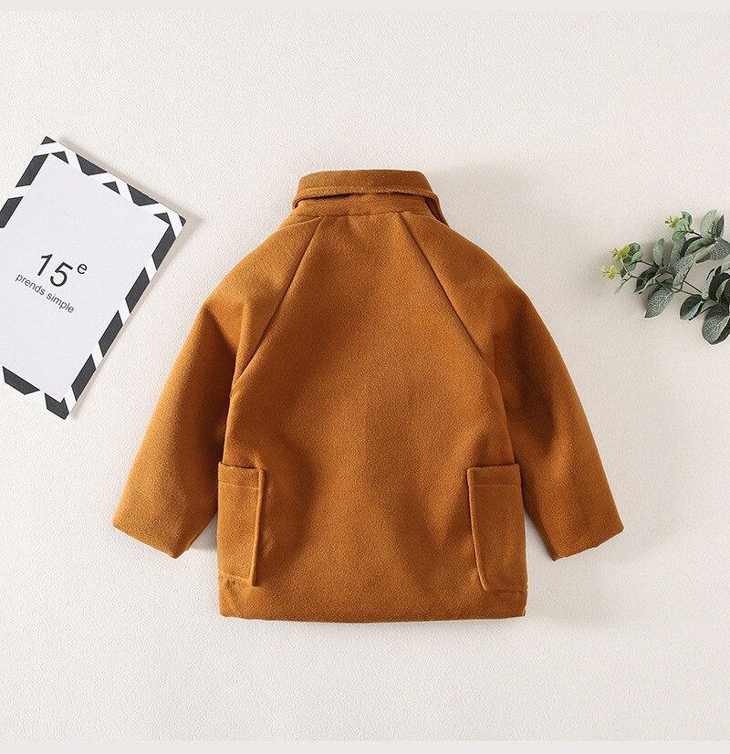 Kinderkleding Winter Stijl Jongens Wollen Jas Kind... – Grandado