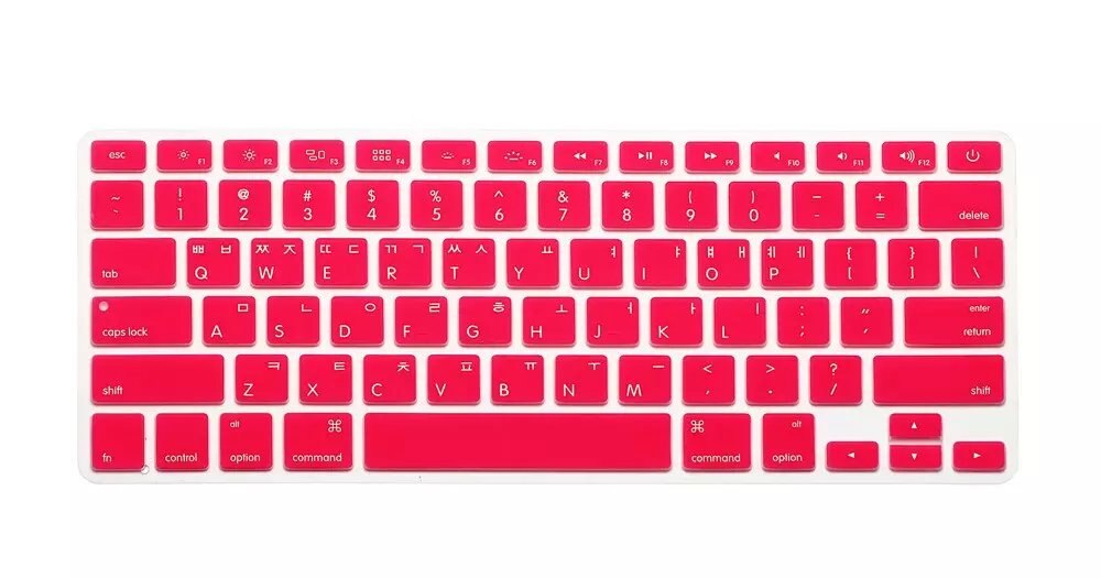 US Layout Korean Letters Alphabet Keyboard Sticker... – Grandado