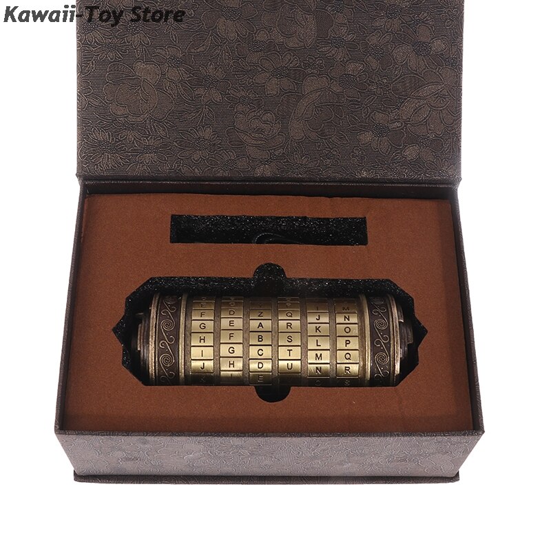 Leonardo Da Vinci Code Toys Metal Cryptex Locks We... – Vicedeal