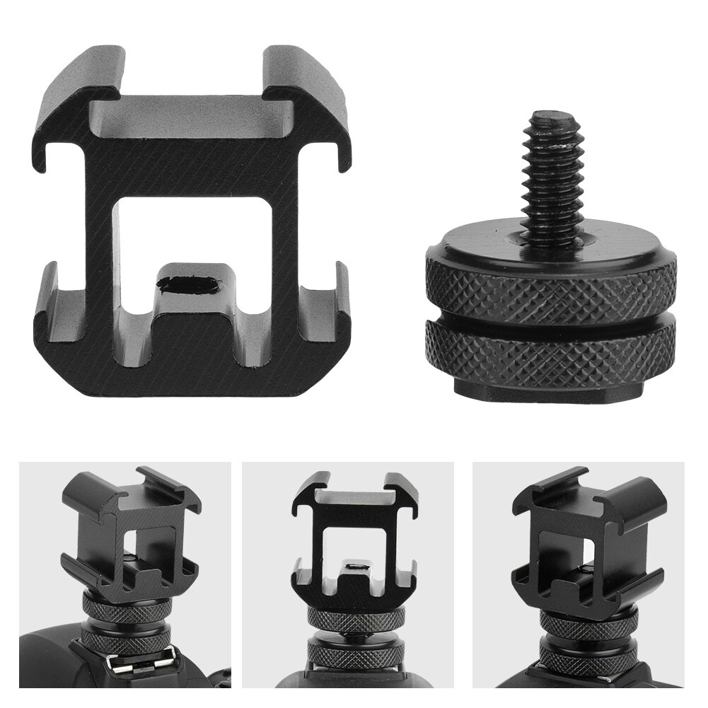 Camera Triple Shoe Mount Adapter Extend Stand Shoe... – Grandado