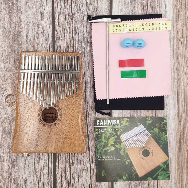 17 Key Kalimba African solid Mahogany Thumb For Be... – Vicedeal