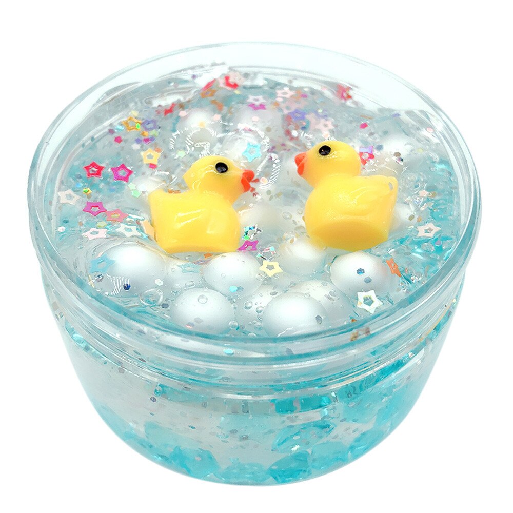 Duck Star Fluffy Slime Puff Crystal Mud Mixing Clo... – Vicedeal