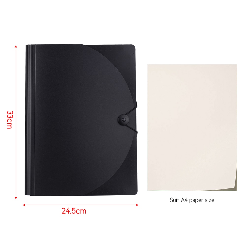 Accordian Expanding File Folder A4 12 Pockets Rain... – Vicedeal