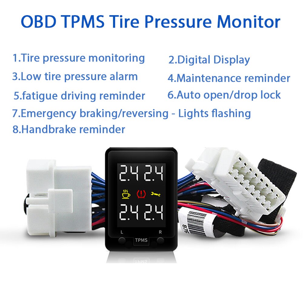 Digitale Bandenspanning Monitor Obd Tpms Monitor A... – Grandado