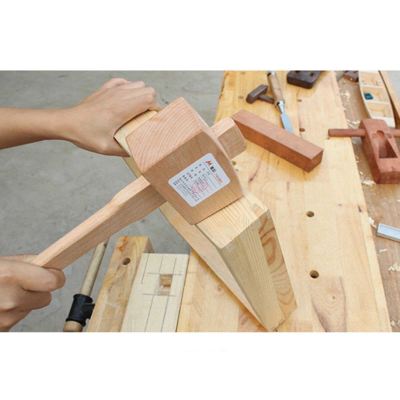 Multi-purpose Wooden Mallet Woodworking Mallet for... – Grandado