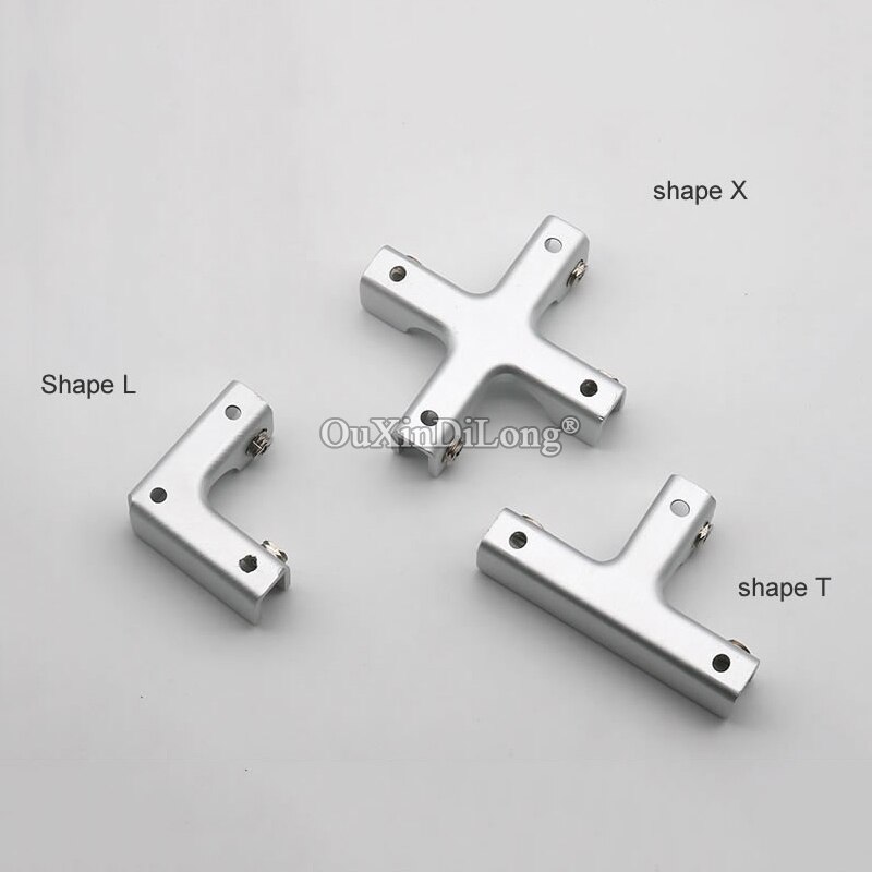 4 Stuks Aluminium Glas/Acryl Showcase Clips/Connec... – Vicedeal