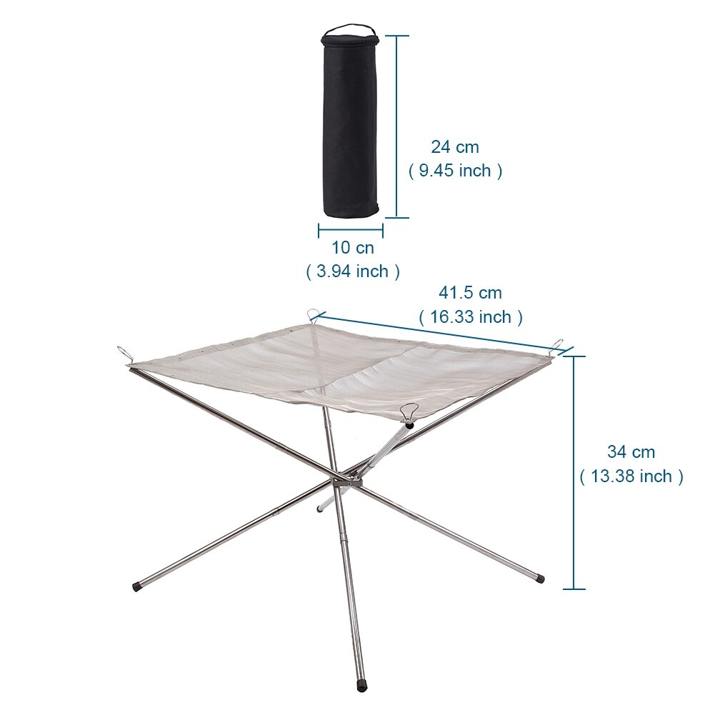 Bonfire Campfire Grill Pit Camping Wood Stove Stan... – Grandado