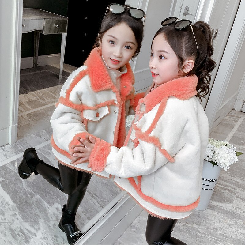 kinderen Herfst winter Girls'Jacket kids kleding p... – Grandado