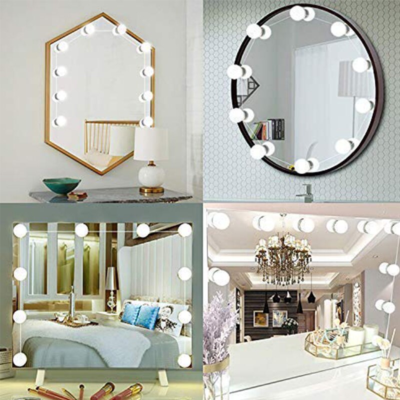 LED Make-Up Lampe Wand Licht USB Bulbs Kit Für Dre... – Vicedeal