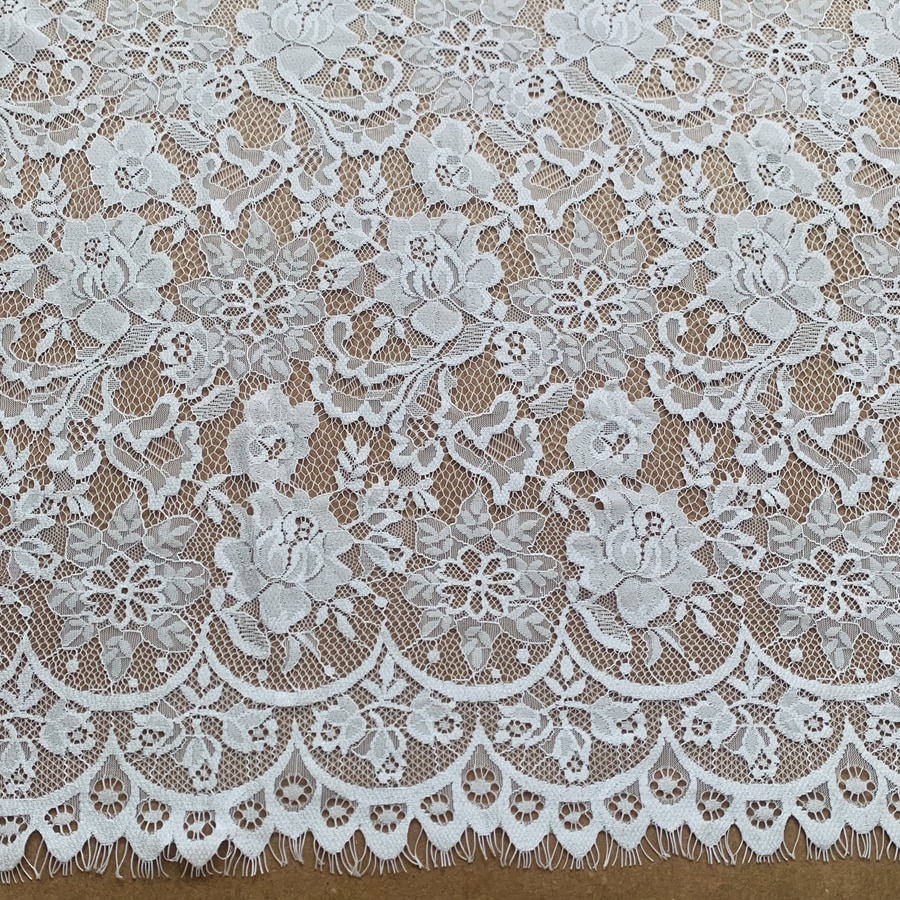 Allover Flowers Luxury Lace Dress Fabric Material ... – Vicedeal