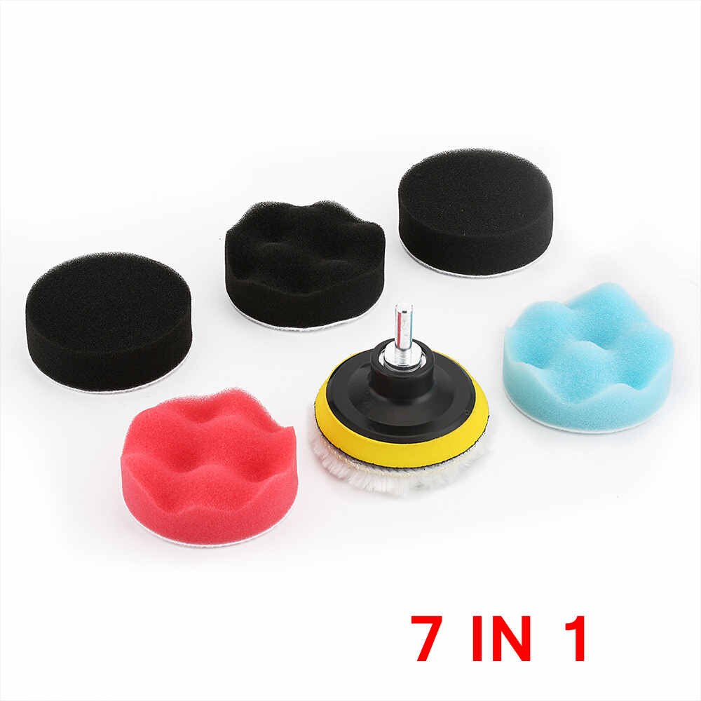 7pcs 3inch Car Washing Tools Buffing Pad Kit for A... – Vicedeal