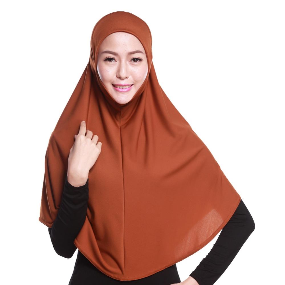 Colorful Muslim Crystal Hemp Cloth Hijab Amira Hea... – Grandado