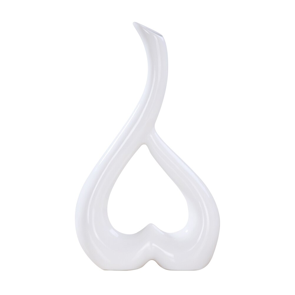 1pc Ceramic Flower Receptacle Heart-shaped Ornamen... – Grandado