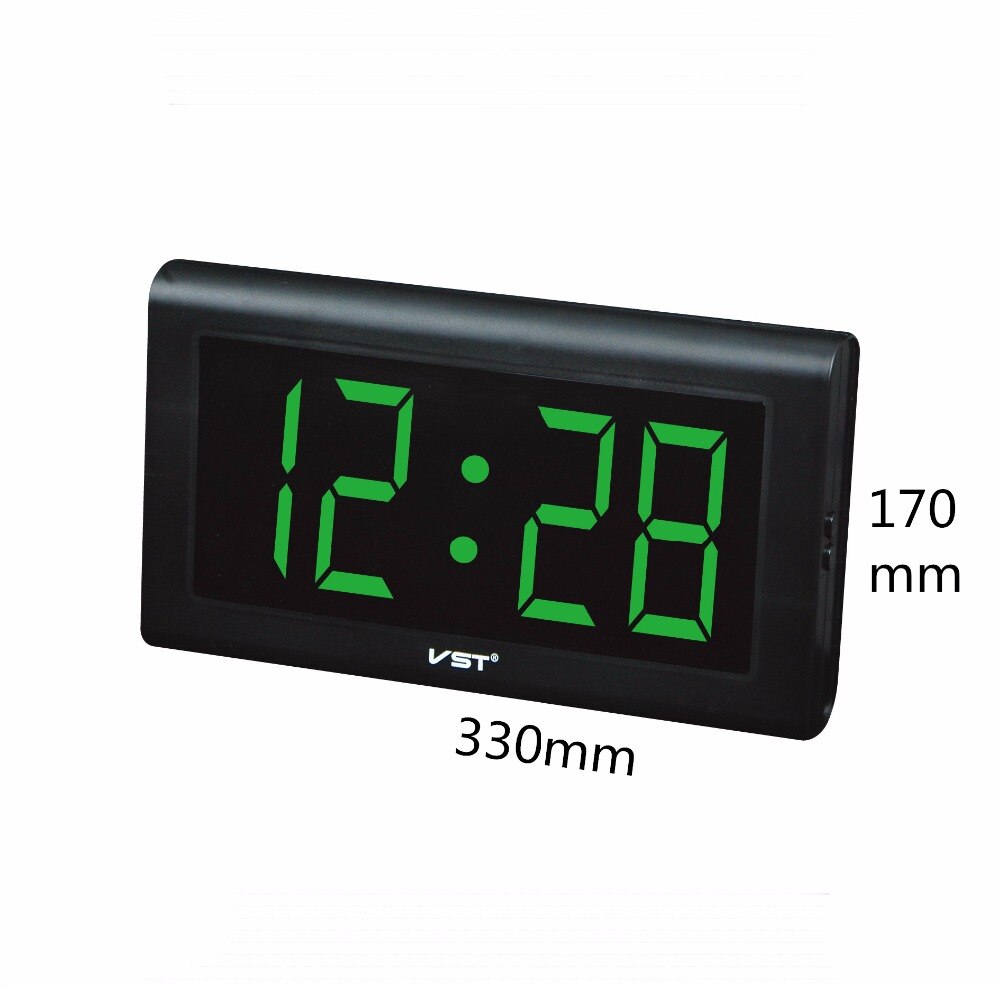 big screen digital LED Wall Clock Europe modern ta... – Grandado