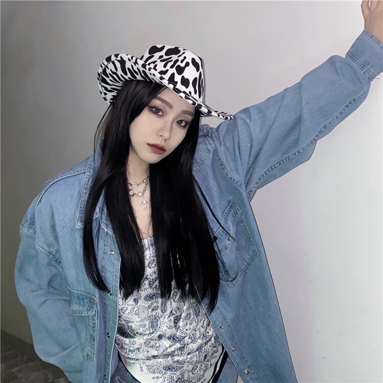 Sombrero de estilo Harajuku coreano para mujer, pr... – Grandado