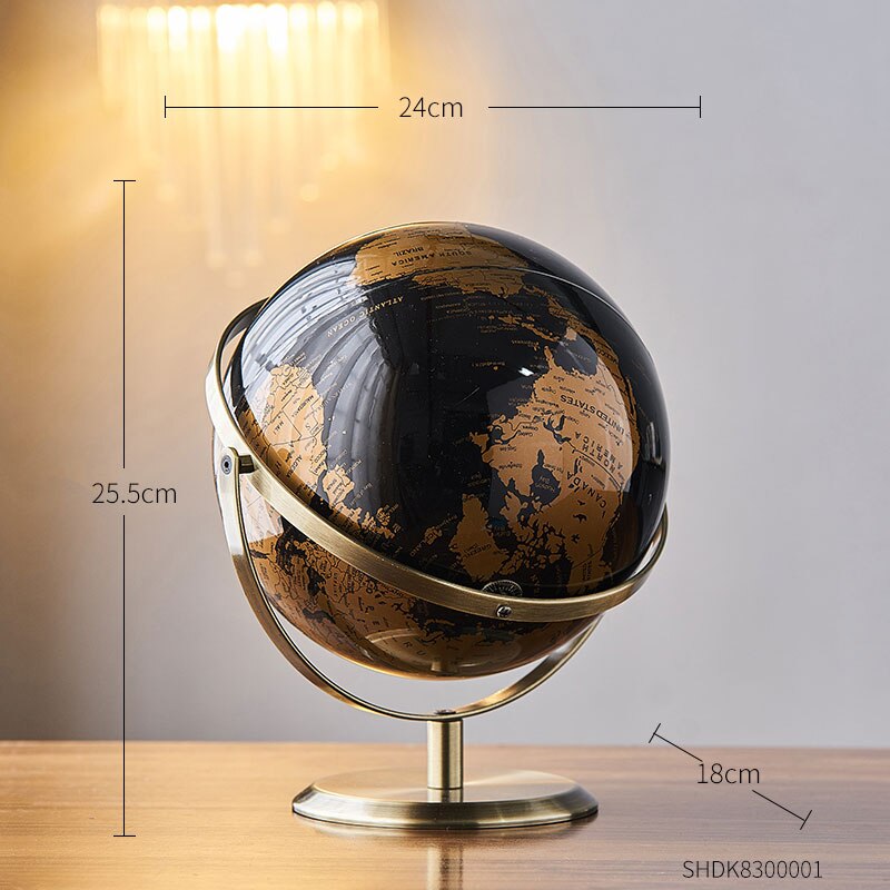 Globe Model Statues Modern World Map Geography Edu... – Grandado