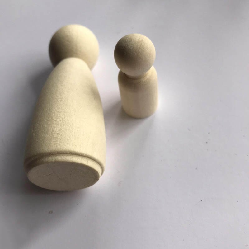 Wooden Dolls Natural Unfinished Wooden Doll Bodies... – Vicedeal