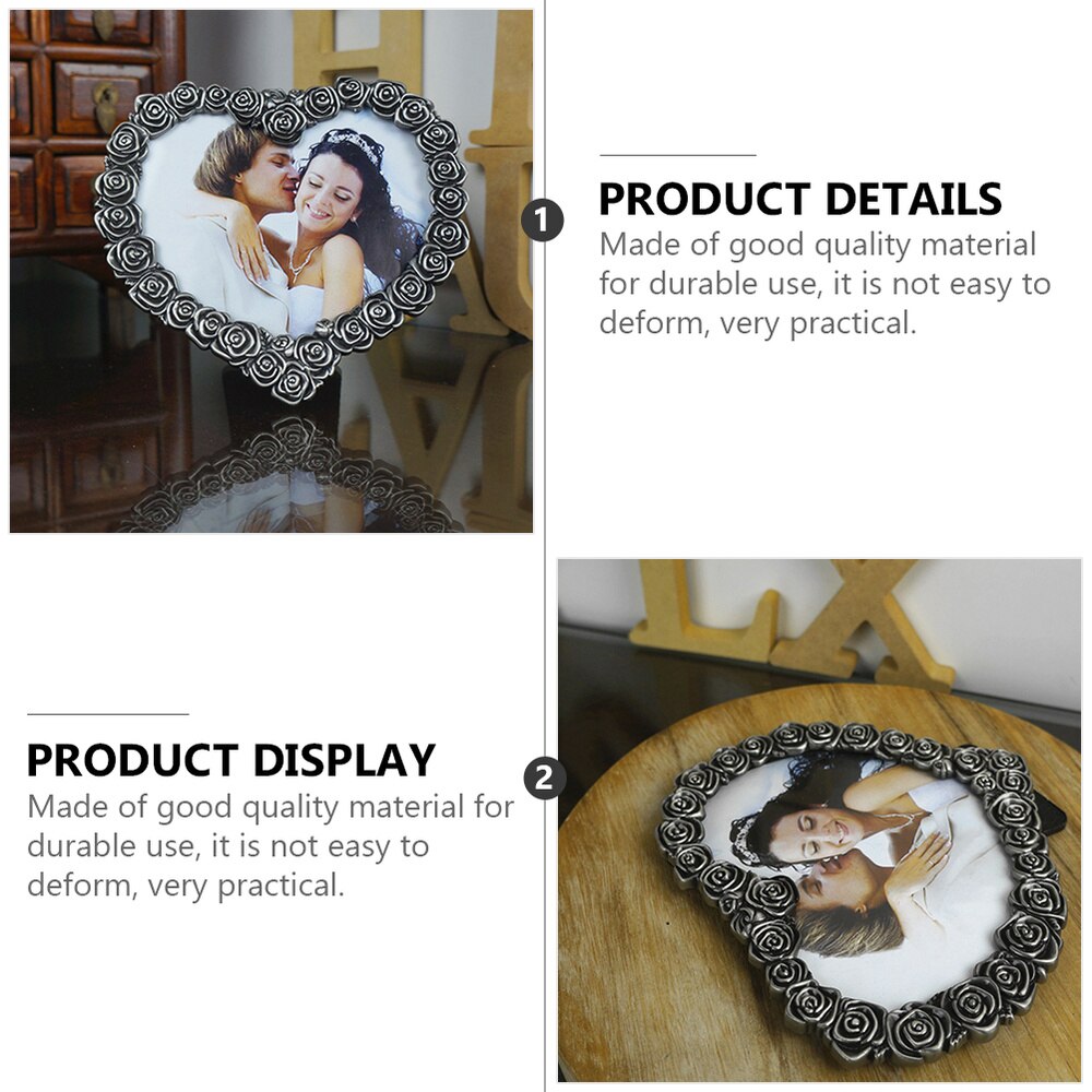 Romantische Hartvormige Paar Fotolijst Hartvorm Fo... – Vicedeal