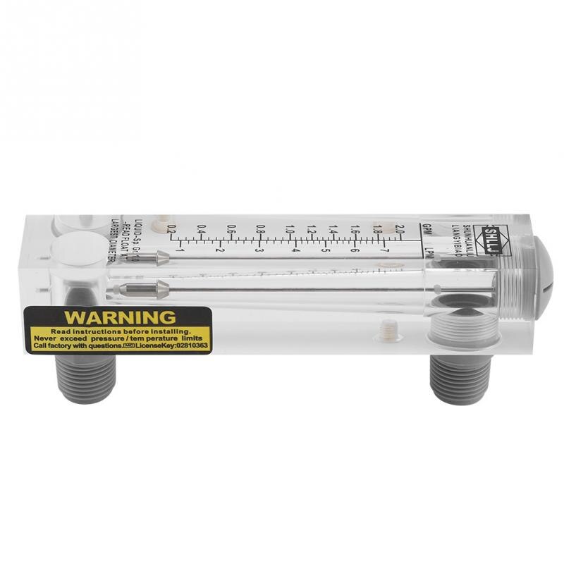 Flow Meter 0.2-2GPM1-7LPM Accuracy Flow Meter Pane... – Grandado
