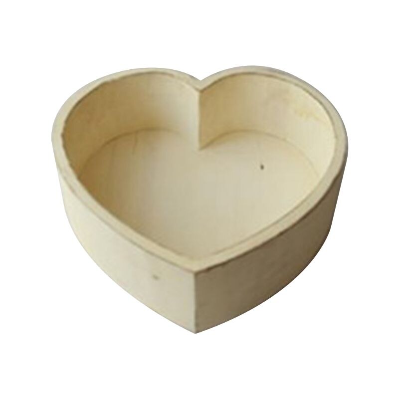 Baby Photography Props Wooden Heart Shape Box Newb... – Grandado