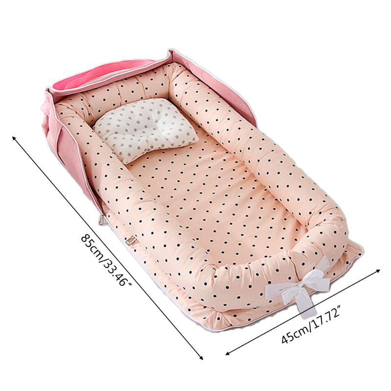 Portable Newborn Baby Sleep Nest Bed Crib Infant S... – Vicedeal