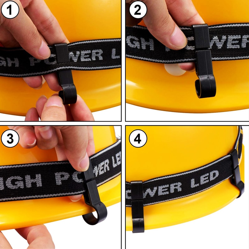 ZK20 Helmet Clips for Headlamp Safety Cap Hook Har... – Grandado